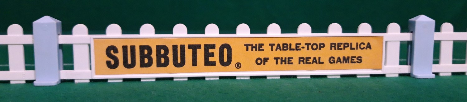 Subbuteo Cricket – An unofficial, fans' site