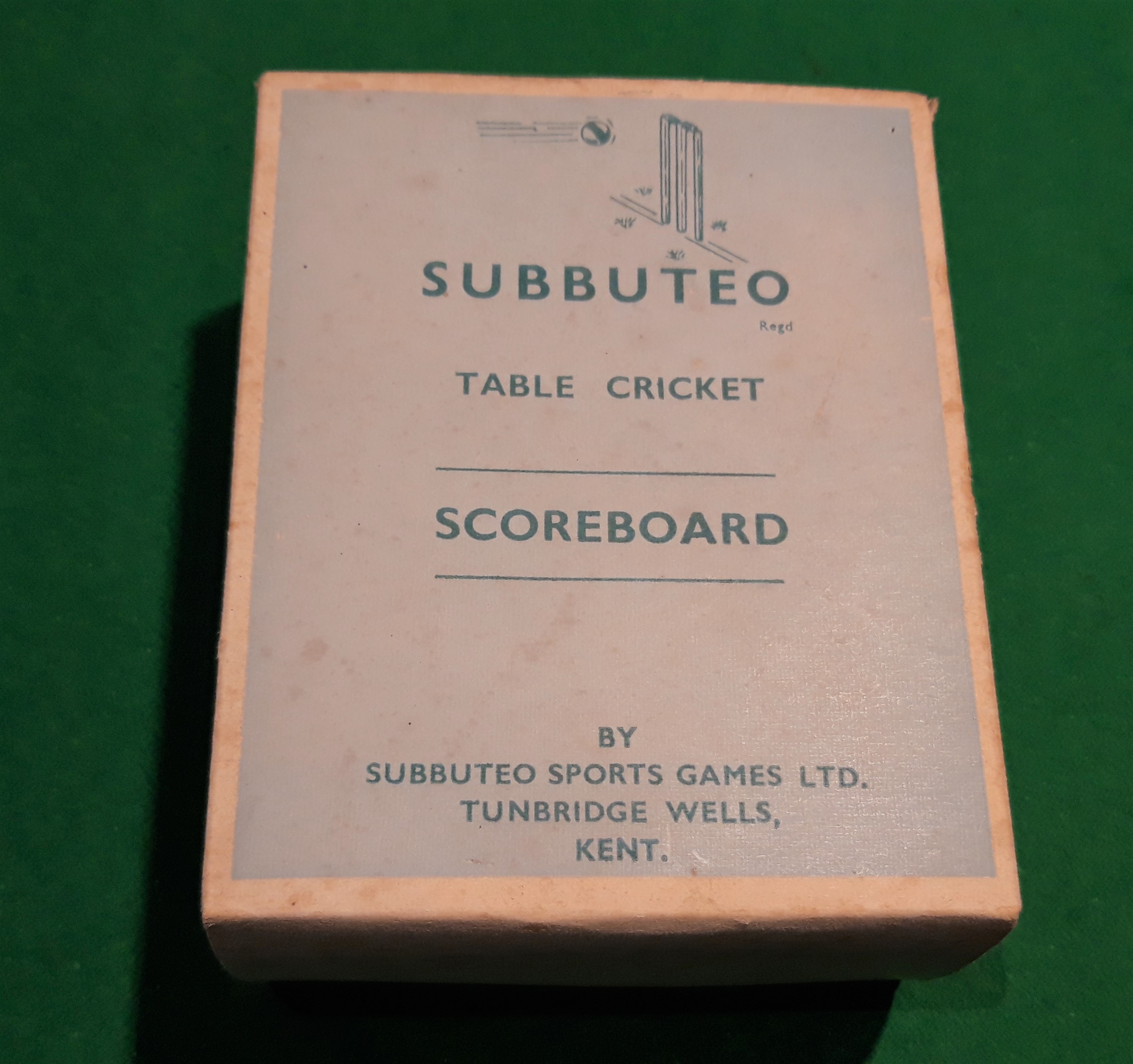 Scoreboard TC-N – Subbuteo Cricket