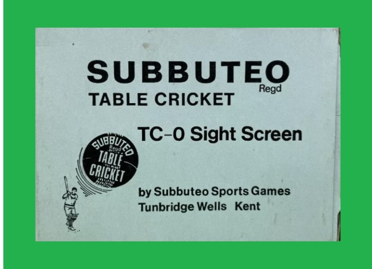 Sight screens TC-O – Subbuteo Cricket